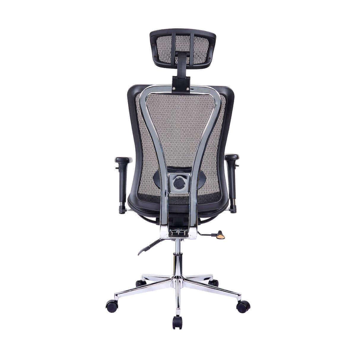 Techni Mobili High Back Executive Mesh Office Chair with Arms, Headrest ...