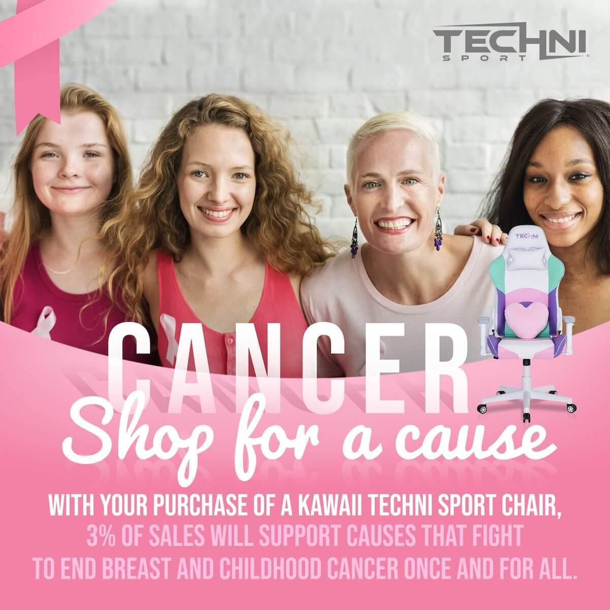 Techni Sport TS-42 Office-PC Gaming Chair, Kawaii RTA-TS42-KWI